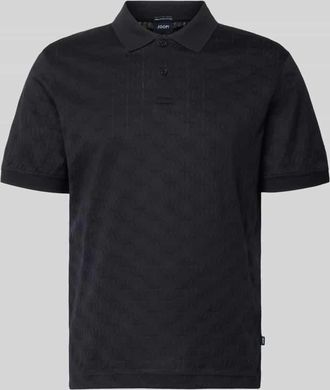 Joop Modern Fit Poloshirt mit Strukturmuster Modell Roberto