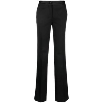 Maison Margiela Schwarze Wollhose - - Trousers - Damen - Schwarzk - XS