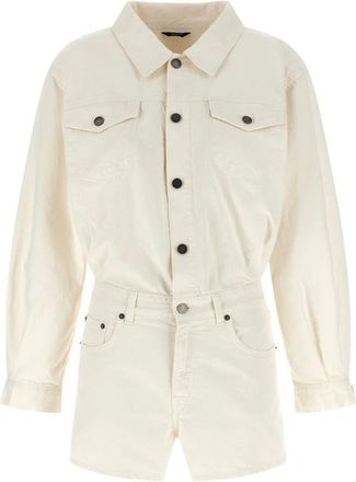 Haikure Damen, Jumpsuits & Playsuits, Wei&szlig;, SGr&ouml;&szlig;e