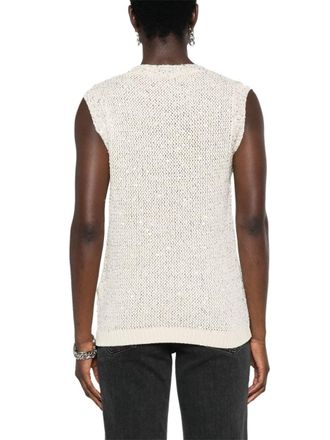 Golden Goose Sequin-Embellished Blouse - Ivory