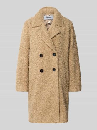 More & More Teddy-Mantel mit Reverskragen und Eingrifftaschen