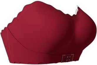 Generic Soutien-gorge sans bretelles pour femme - Soutien complet - Antidérapant - Convertible - Soutien-gorge bandeau avec boucle sur le devant - Sous-vêteme