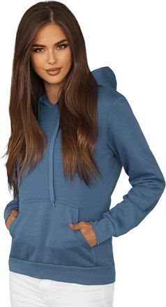 OZONEE Damen Kapuzenpullover Sweatjacke Sweatshirt Farbvarianten Kapuzenjacke Kapuzenpulli Kapuze Langarm Hoodie Sport Style Casual Fitness Training Basic 77