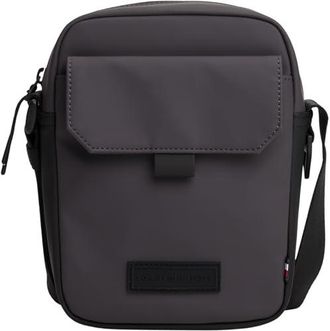 Tommy Hilfiger Th Seasonal Mini Reporter Am0am13645, Crossover Homme, Grey (Charcoal Gray), Taille Unique