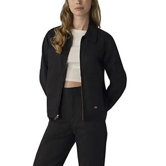Dickies Womens Unlined Eisenhower Jacket Noir, XS Femme