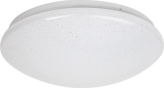 Rabalux LED Deckenleuchte Lucas Metall weiß Ø33cm H:10,7cm mit Sterneffekt