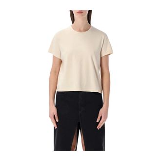 Colorful Standard T-shirt classique en coton &agrave; col rond - Femme - Tops - Beige - Taille: 36 FR