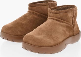 Bottega Veneta Stiefeletten aus Shearling mit Gummisohle Bottega Veneta