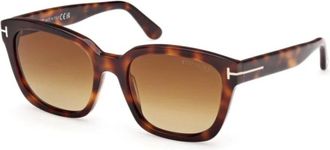 Tom Ford unisex, Accessoires, Brun, Taille: 53 MM Haylay Lunettes de soleil