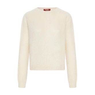 Max Mara Aceto Pullover mit Rundhalsausschnitt - - Knitwear - Damen - Beige - M