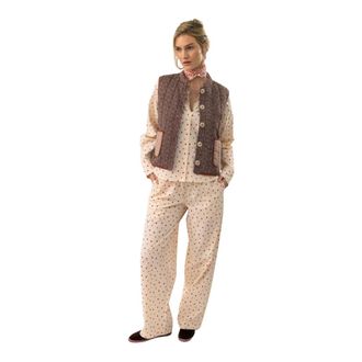 Lollys Laundry RitaLL Pant - - Nightwear & Lounge - Damen - Rot - S