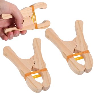 BESTONZON 3st&uuml;cke Holzklammern F&uuml;r W&auml;sche Gro&szlig;e Riesenklammern Handtuchklammern F&uuml;r Strandst&uuml;hle Holzklammern Zum Aufh&auml;ngen Von Kleidung Jumbo-w&auml;scheklammern Kl