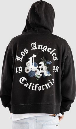 Empyre La Floral Boxy Sweatjacke vintage black