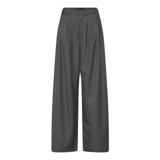 Bruuns Bazaar Wide Hosen - - Trousers - Damen - Grau - L