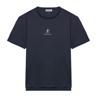 Premiata Baumwoll-Jersey-T-Shirt - - Tops - Herren - Blau - L