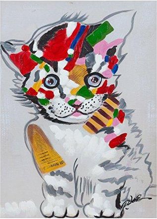 Biscottini International Ölgemälde auf Leinwand 50 x 70 cm - Verschiedene Größen - Kunst Ölgemälde Leinwand - Ölgemälde