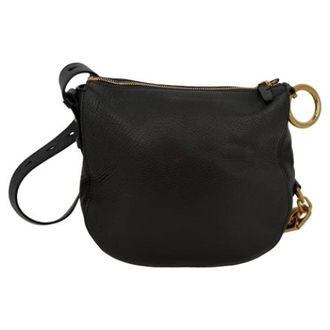 Burberry Pre-owned Petit Sac Bandouli&egrave;re Knight - Femme - Pre-owned - Noir - Taille: ONE Size