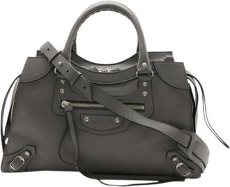 Balenciaga Pre-owned Neo Classic City Leather 2way Bag - Femme - Pre-owned - Gris - Taille: ONE Size