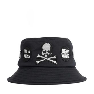MASTERMIND WORLD Mj Patched Bucket Hat - - Accessories - Herren - Schwarzk - L