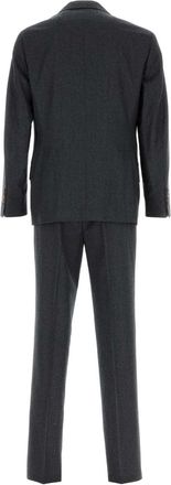 Brunello Cucinelli Tuxedo Pant Suit - Gray