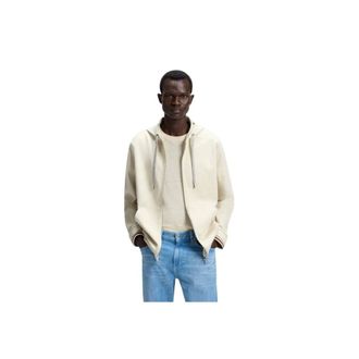 HUGO BOSS Herren, Sweatshirts & Hoodies, Wei&szlig;, LGr&ouml;&szlig;e