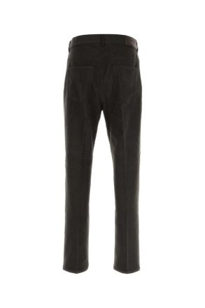 Ferragamo Darkchocolate Trousers - Black
