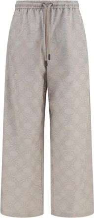 Off-white Pantalon Monogramme Fl&egrave;che - Homme - Pantalons - Beige - Taille: M