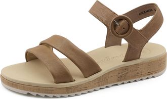 Paul Green Damen, Frauen Sandaletten,Sommersandalen,bequem,flach,Sommerschuhe,Freizeitschuhe,offene Schuhe,Strandschuhe,Braun (JA),37.5 EU / 4.5 UK