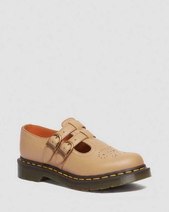 Dr. Martens 8065 Mary Jane Virginia Leder Schuhe in Br&auml;unen/Braun, Gr&ouml;&szlig;e: 37