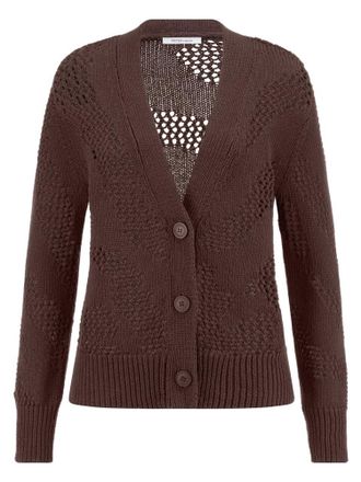 Peter Hahn Strickjacke Peter Hahn braun