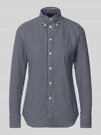 Polo Ralph Lauren Slim Fit Hemdbluse aus reiner Baumwolle