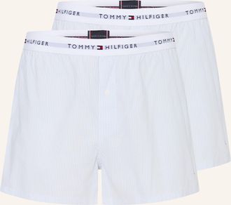 Tommy Hilfiger 2er-Pack Web-Boxershorts blau