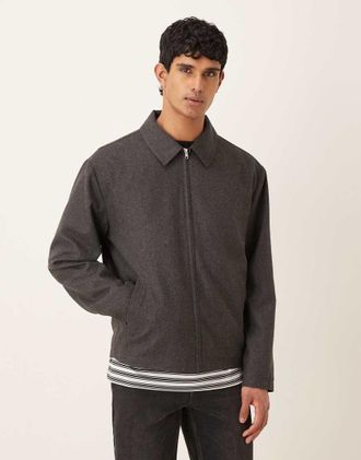 Asos Blouson Harrington - Anthracite-Gris