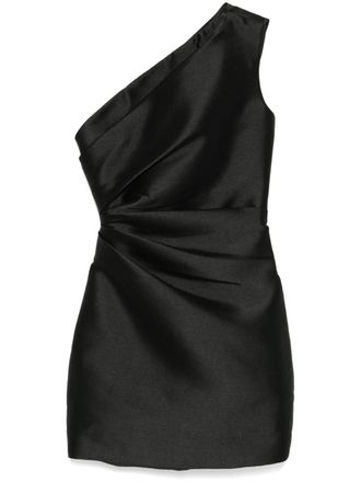 Solace London robe Nori à coupe courte - Noir
