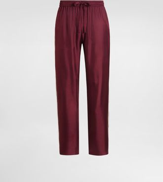Dolce & Gabbana Hose Vanity Aus Seidentwill - Mann Hosen Und Shorts Bordeaux 50
