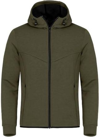 Clique Sweat à capuche HAYDEN - Homme (M) (Vert kaki)