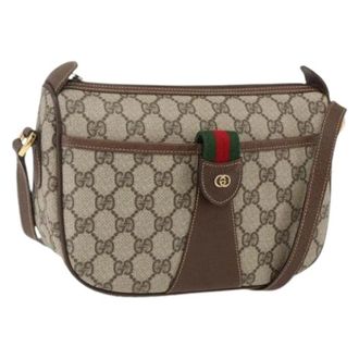 Gucci Sac bandouli&egrave;re en plastique Pre-owned - Femme - Pre-owned - Beige - Taille: ONE Size
