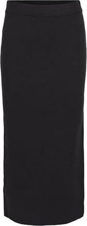 Object Objreynard Hw Knit Noos Jupe en Tricot pour Femme, Noir, XL