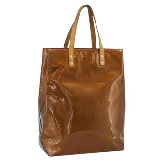 Louis Vuitton Sac &agrave; main vintage en cuir verni Pre-owned - Femme - Pre-owned - Brun - Taille: ONE Size