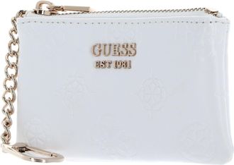 Guess JENA Zip Pouch White Logo