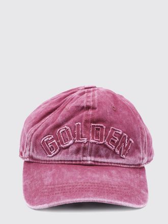 Golden Goose Casquette de baseball en denim vintage avec logo brod&eacute;