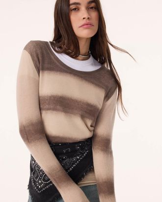 Kujten Pull cachemire col rond ajust&eacute; - Pull Semeti