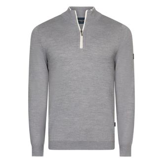 Cavallaro Homme, Pulls, Gris, Taille: 2XL Fontanio Half Zip Pullover