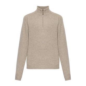 Sease Halbrei&szlig;verschluss-Pullover aus Kaschmir - - Knitwear - Herren - Beige - M