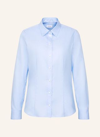 Seidensticker Seidensticker Hemdbluse, Klassische Bluse blau