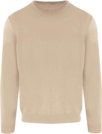 Malo Homme, Pulls, Beige, Taille: XL Pull &agrave; col roul&eacute; en laine et cachemire