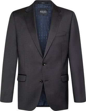 Digel Anzugsakko Duncan aus einem Woll-Stretch-Mix, Modern Fit in
