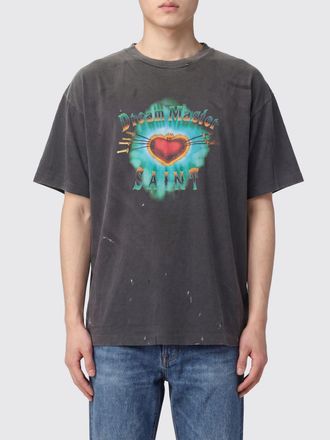 Saint Mxxxxxx T-shirt en coton &agrave; imprim&eacute; graphique et logo contrastant