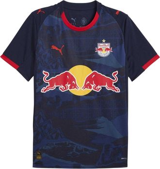 Puma 2025/2026 Ausw&auml;rts-Trikot f&uuml;r Herren (Marine/Rot)