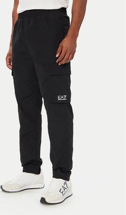 Emporio Armani Cargohose 7M002183 AF13190 UC001 Schwarz Regular Fit